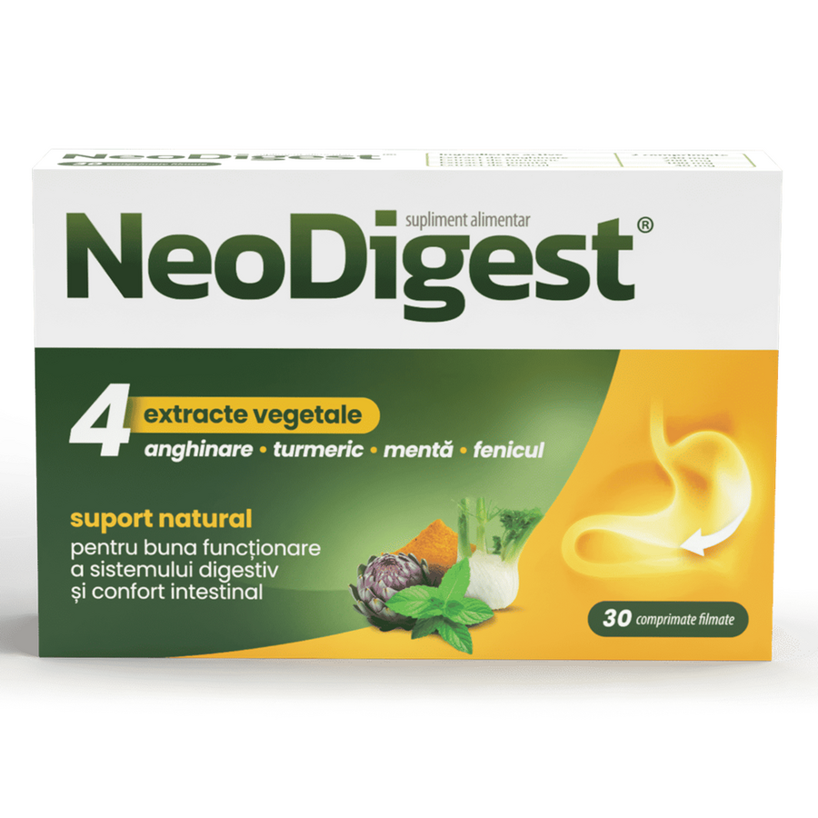 NeoDigest, 30 comprimate filmate, Aflofarm : Farmacia Tei online