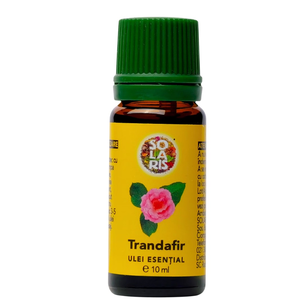 Ulei esential de trandafir, 10 ml, Solaris : Farmacia Tei online