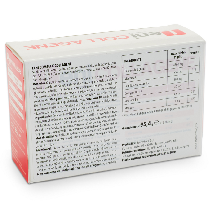 Colagen Leni complex, 18 plicuri, Specchiasol : Farmacia Tei online