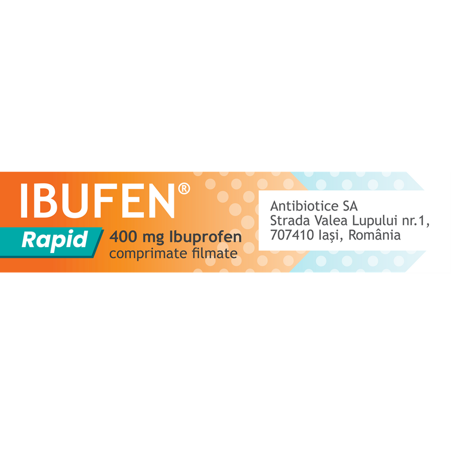 Ibufen Rapid, 400 mg, 12 comprimate filmate, Antibiotice Sa : Farmacia ...