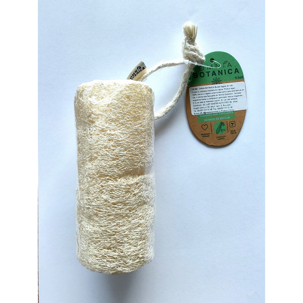 Burete de baie cu lufa Omnia Botanica, 1 bucata, Abc Cosmet : Farmacia ...