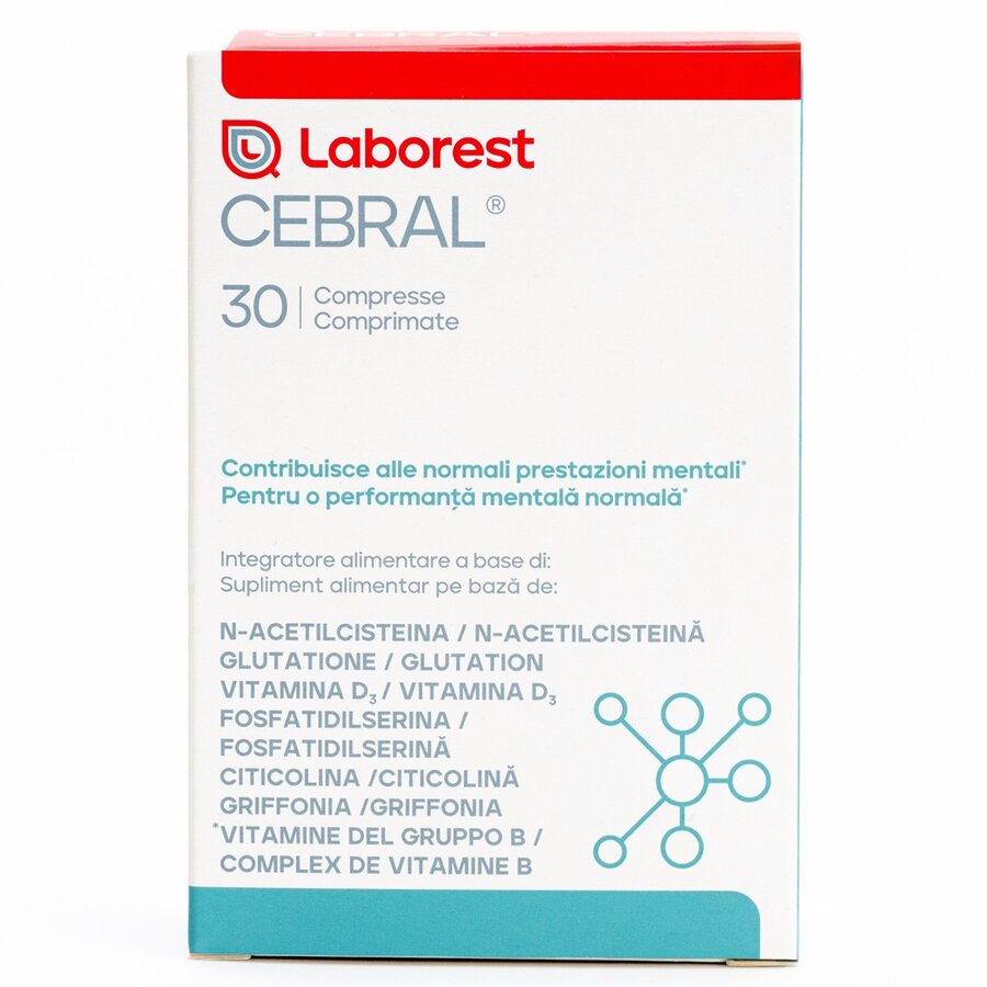 Cebral, 30 comprimate, Laborest Italia : Farmacia Tei online