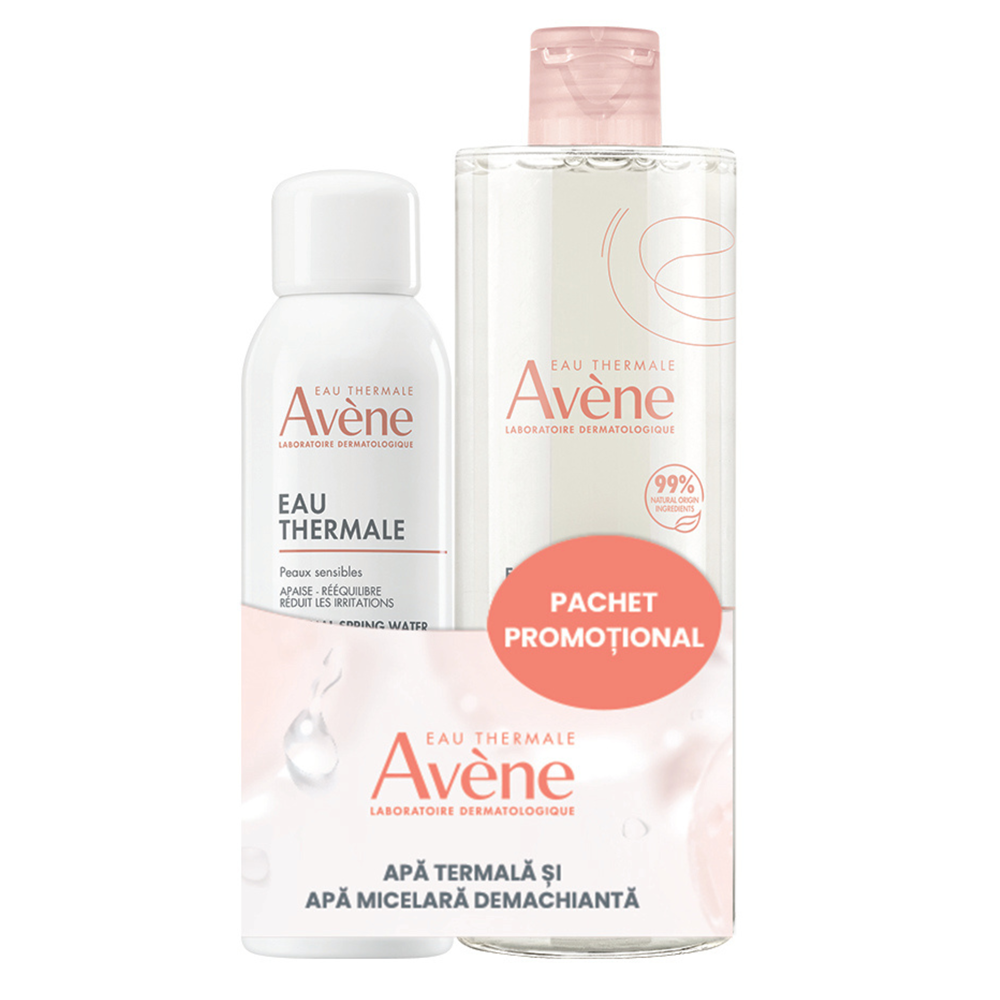 Pachet Apa micelara demachianta 400 ml + Apa termala spray : Farmacia ...