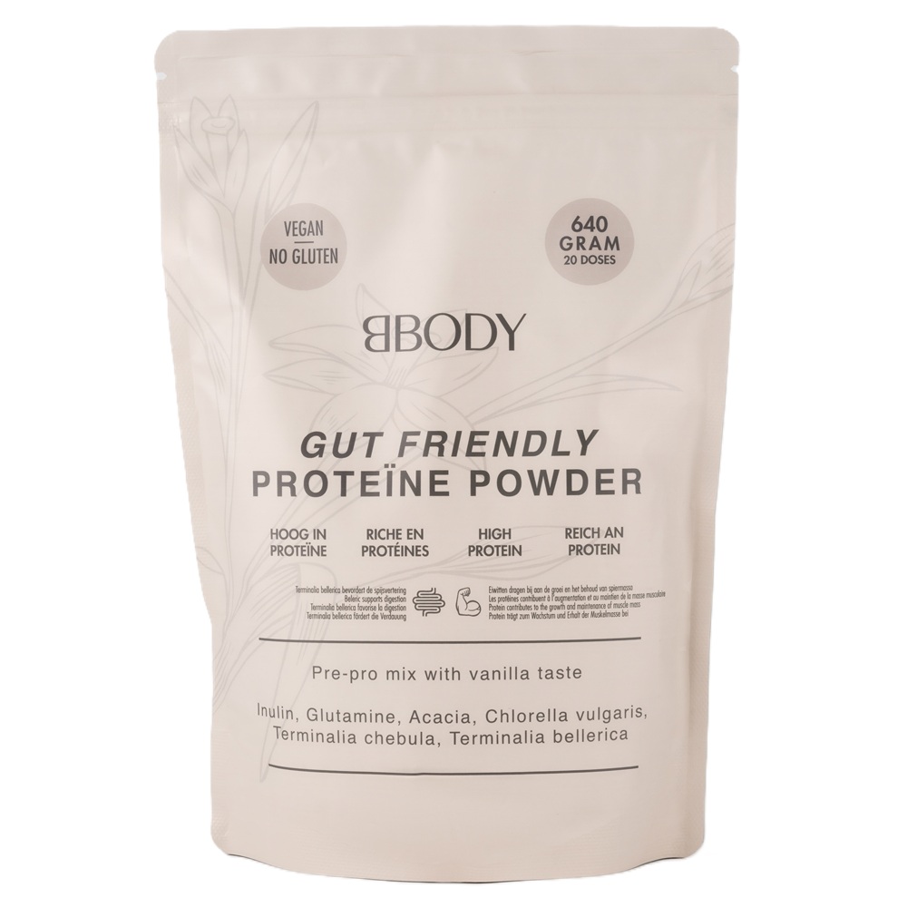 Pudra proteica cu aroma de vanilie Gut Friendly Protein Pow : Farmacia ...