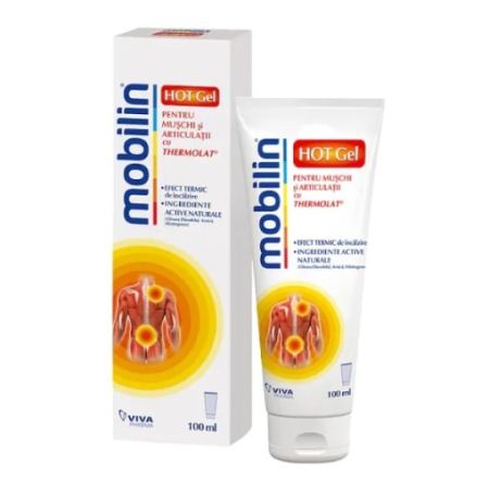 Mobilin pentru muschi si articulatii Hot Gel, 100 ml, Viva : Farmacia ...