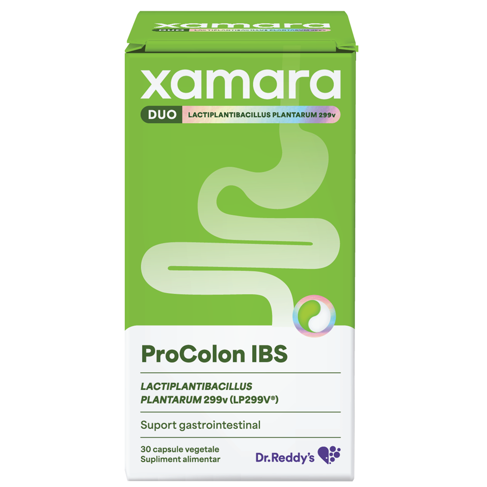 Xamara Duo ProColon IBS, 30 capsule, Dr. Reddys : Farmacia Tei online