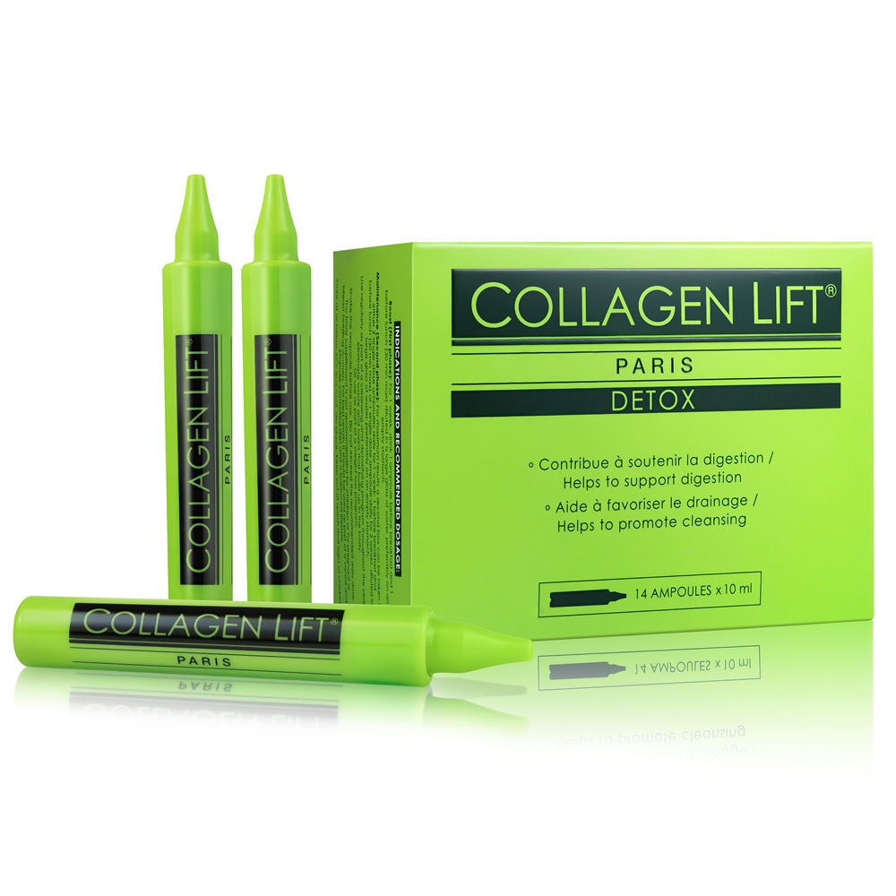 Fiole cu colagen Detox, 14 fiole x 10 ml, Collagen Lift : Farmacia Tei ...