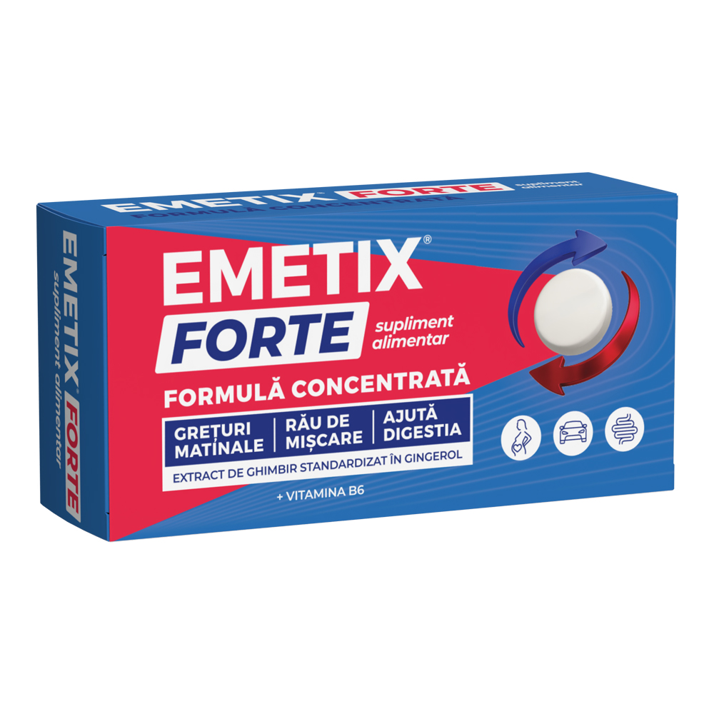 Emetix, 20 comprimate, Fiterman : Farmacia Tei online