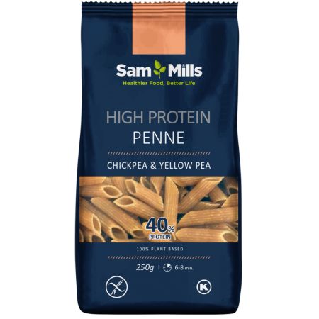 Paste penne din naut si mazare galbena High Protein, 250 g, : Farmacia ...