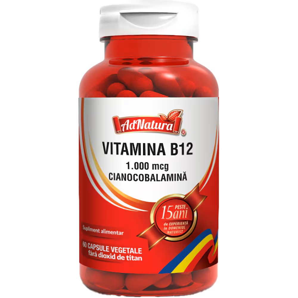 Vitamina B Complex, 60 capsule, AdNatura : Farmacia Tei online