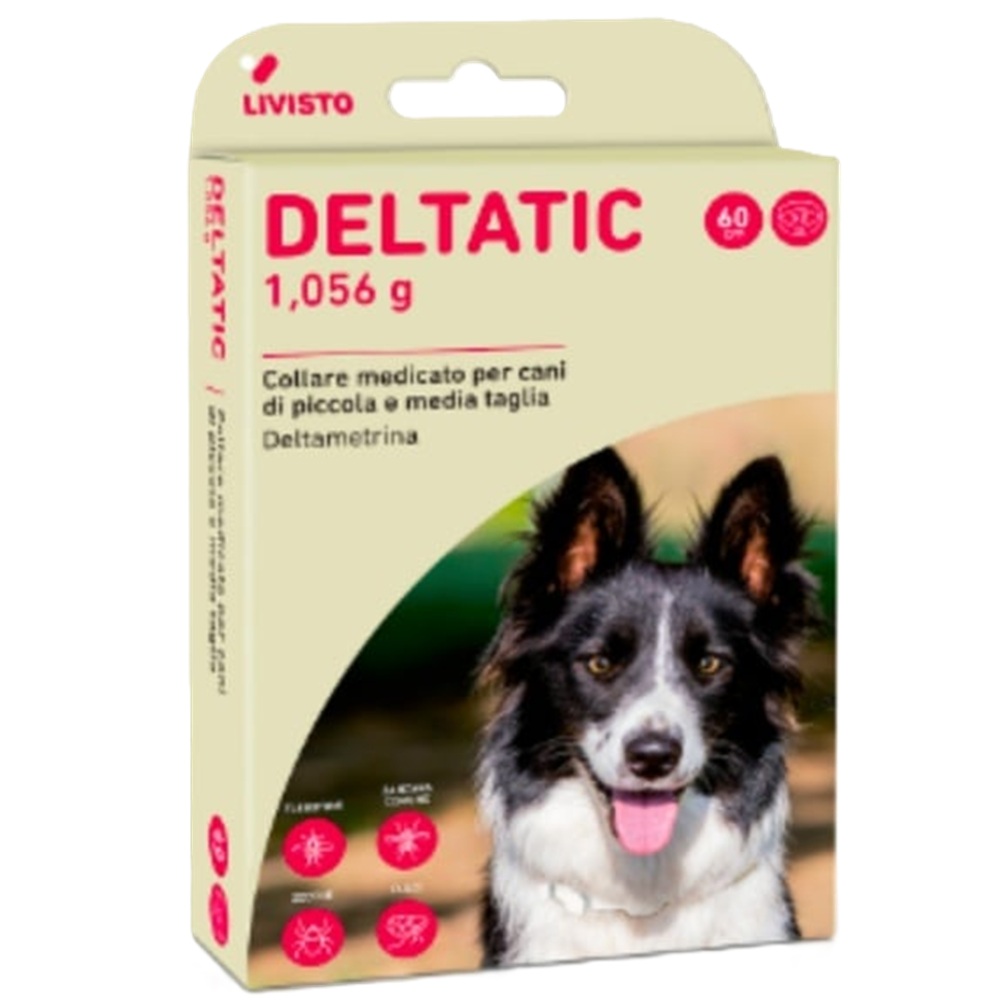 Zgarda antiparazitara pentru caini de talie mica si medie D : Farmacia ...