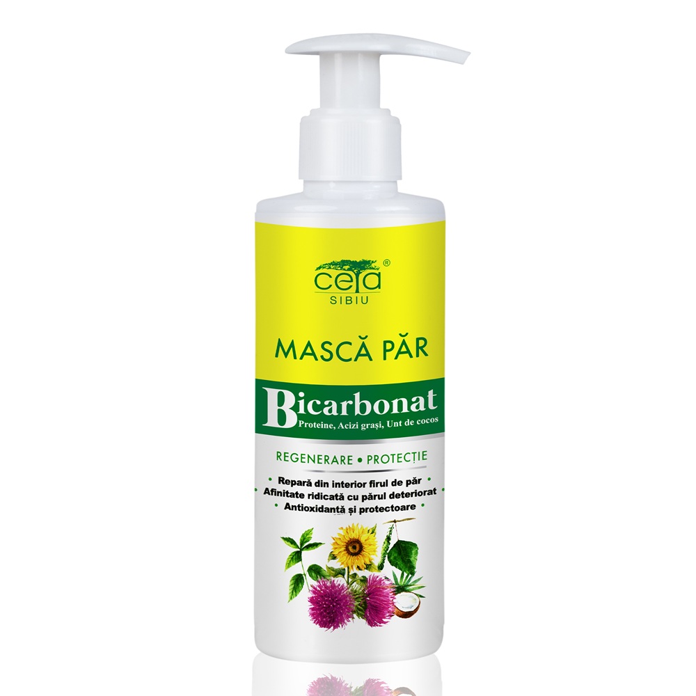 Masca de par cu bicarbonat pentru regenerare si protectie, : Farmacia ...