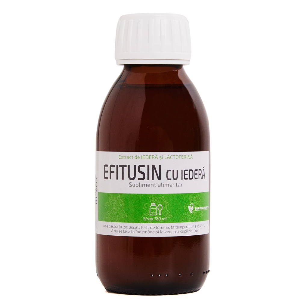 Sirop cu iedera Efitusin, 120 ml, Eurofarmaco : Farmacia Tei online