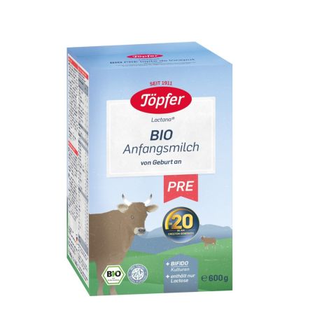 Lapte praf Bio 0 luni+ Pre Lactana, 600 g, Topfer : Farmacia Tei online