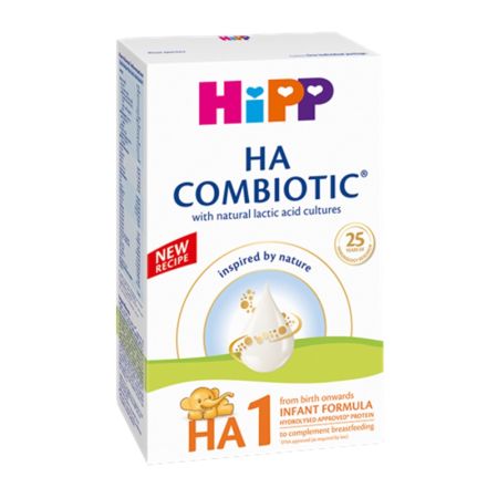Lapte praf 0 luni+ HA1 Combiotic, 350 g, Hipp : Farmacia Tei online