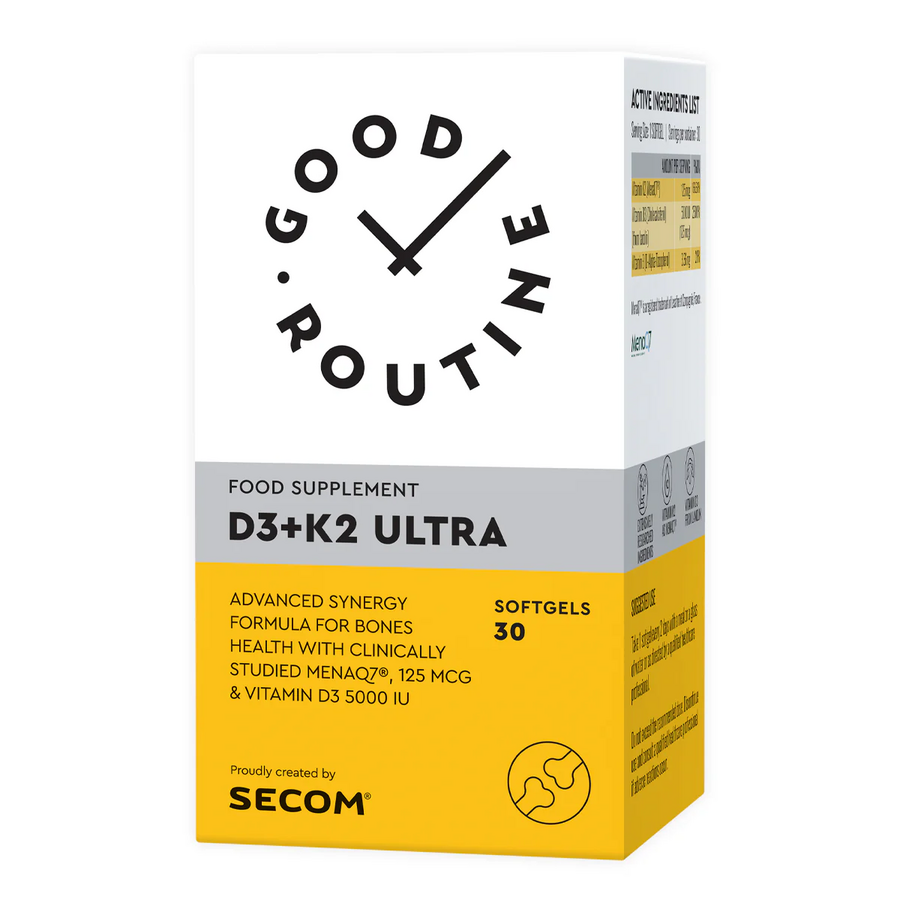Vitamina D3 + K2 Ultra Good Routine, 30 capsule gelatinoase : Farmacia ...