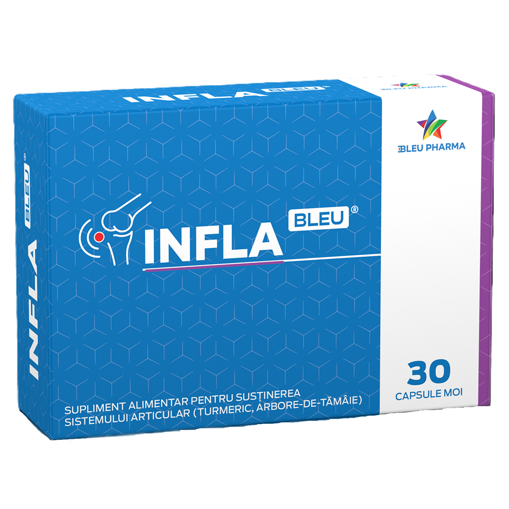 Infla Bleu, 30 capsule moi, Bleu Pharma : Farmacia Tei online
