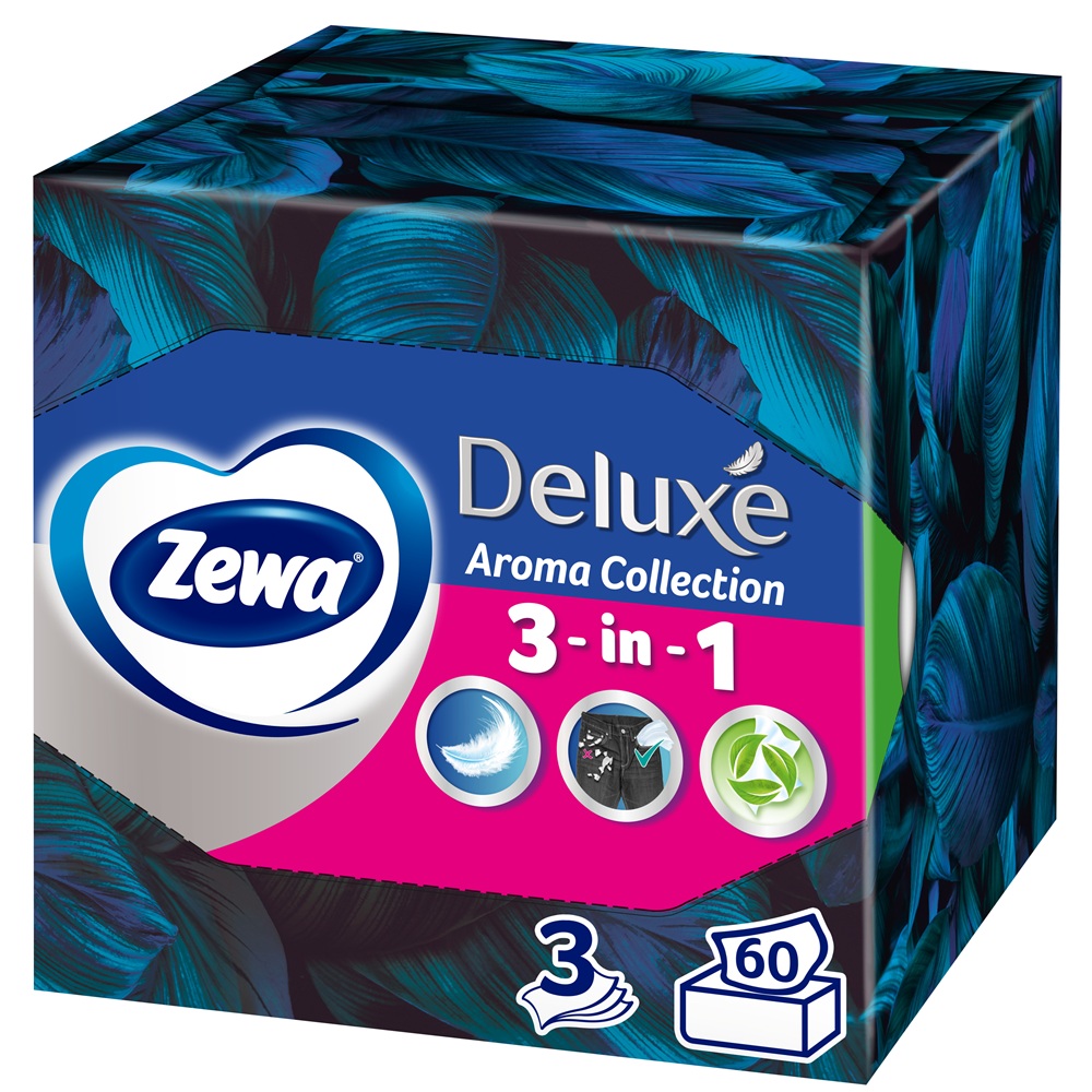 Batiste nazale Deluxe Aroma, 10 pachete, Zewa : Farmacia Tei online