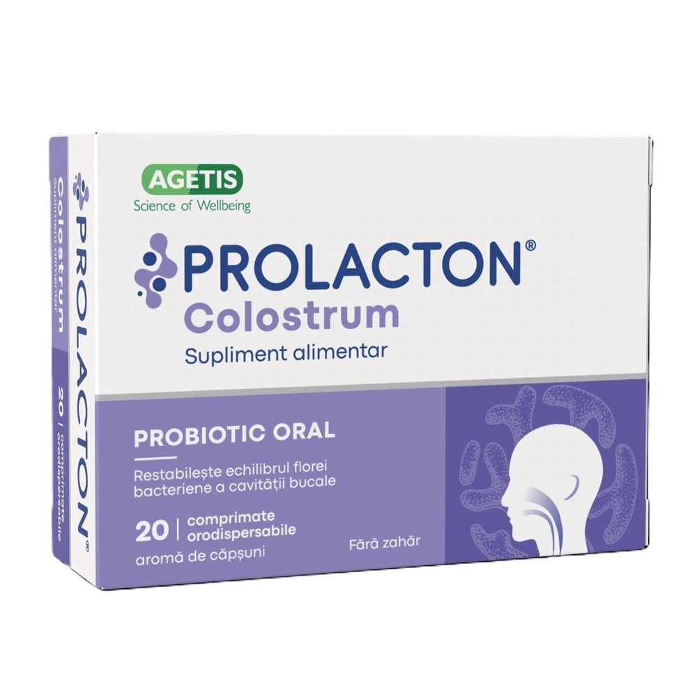 Probiotic Prolacton Colostrum, 20 comprimate orodispersabil : Farmacia ...