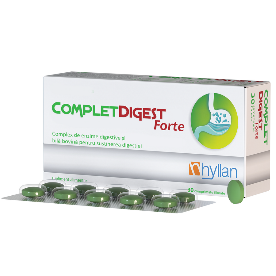 Complet Digest Forte, 30 comprimate filmate, Hyllan : Farmacia Tei online