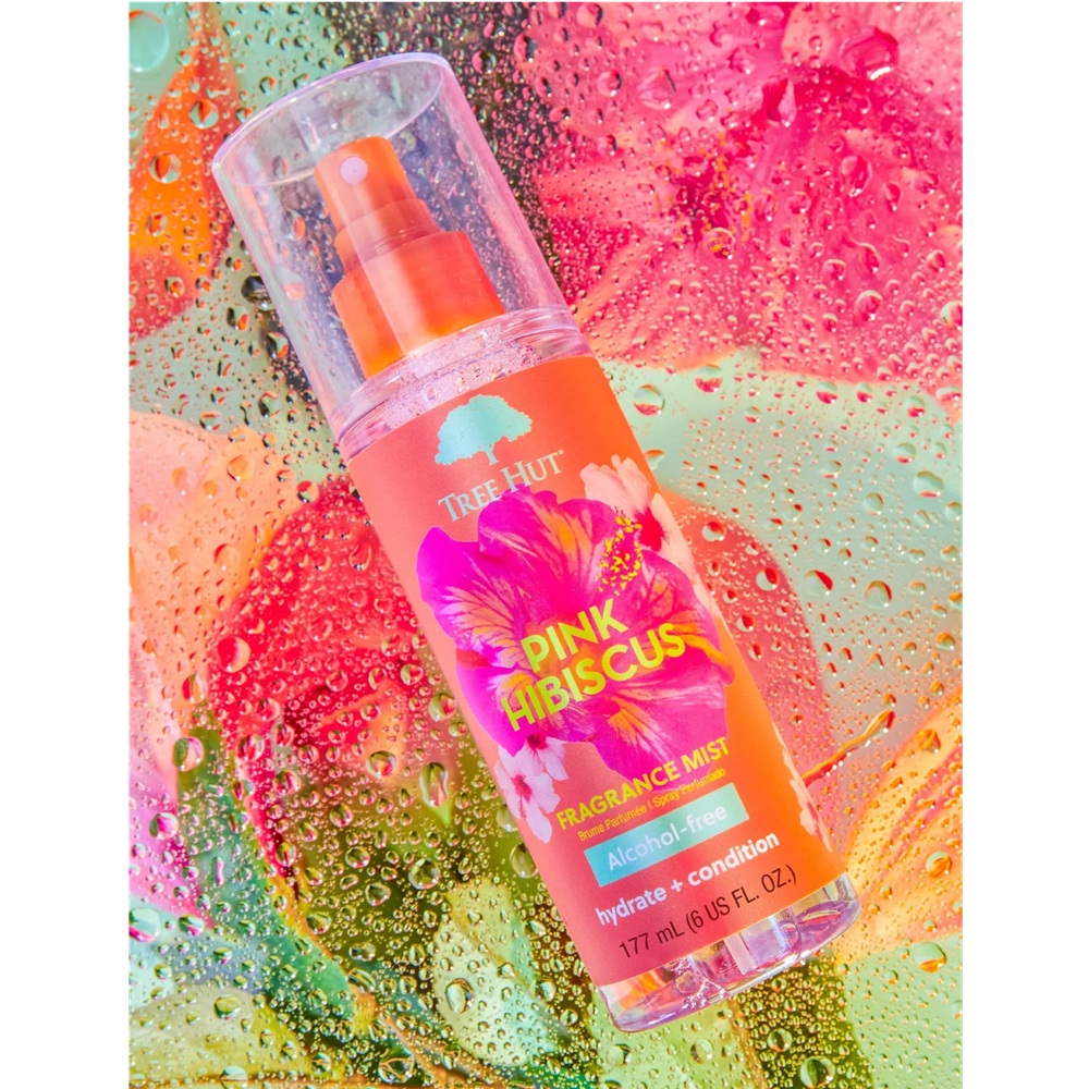 Mist pentru corp Pink Hibiscus, 177 ml, Tree Hut : Farmacia Tei online
