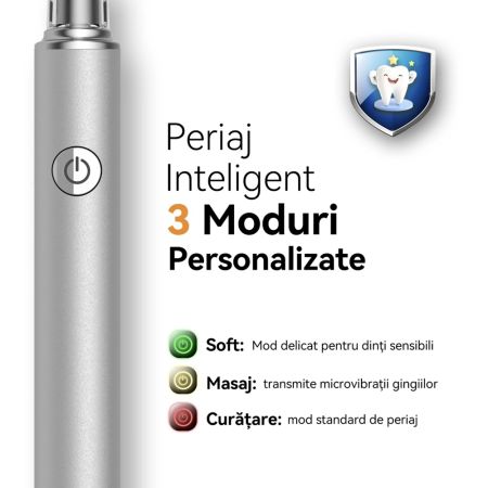 Periuta de dinti electrica Silver J30 Sonic, 1 bucata, JTF : Farmacia ...