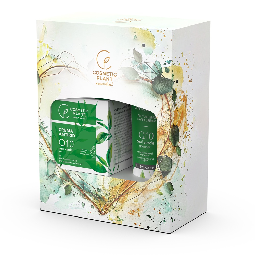 Set Crema antirid de zi cu ceai verde 50 ml + Crema de main : Farmacia ...