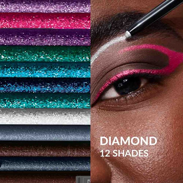 Contur retractabil pentru ochi Black Ice Ultra Color Glimme : Farmacia ...