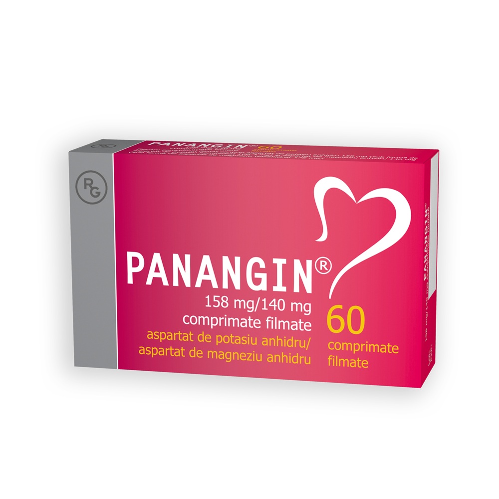 Panangin, 158 mg/140 mg, 50 comprimate filmate, Gedeon Rich : Farmacia ...