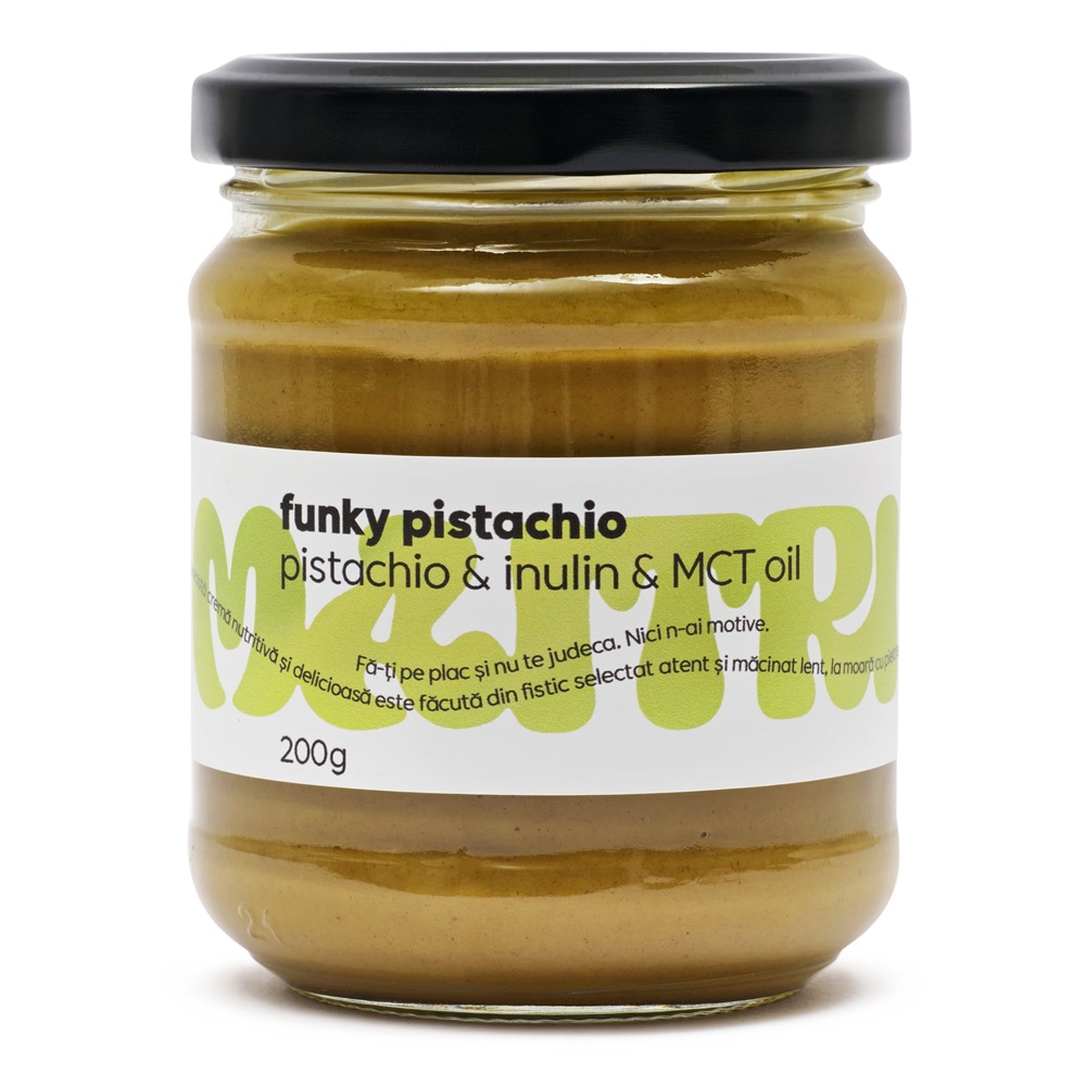 Crema de fistic cu inulina si ulei MCT Funky Pistachio, 200 : Farmacia ...