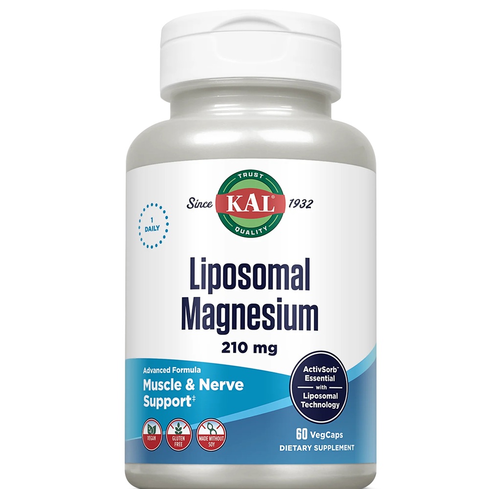 Magneziu Liposomal Kal, 210 mg, 60 capsule vegetale, Secom : Farmacia ...