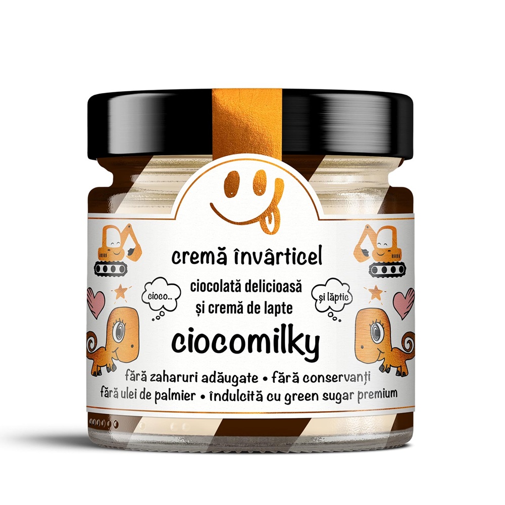 Crema de lapte cu ciocolata Ciocomilky Secretele Evei, 250 : Farmacia ...