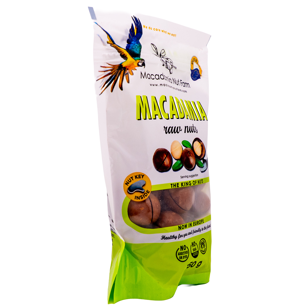 Nuci de macadamia crude in coaja, 150 g, Macadamia Nut Farm : Farmacia ...