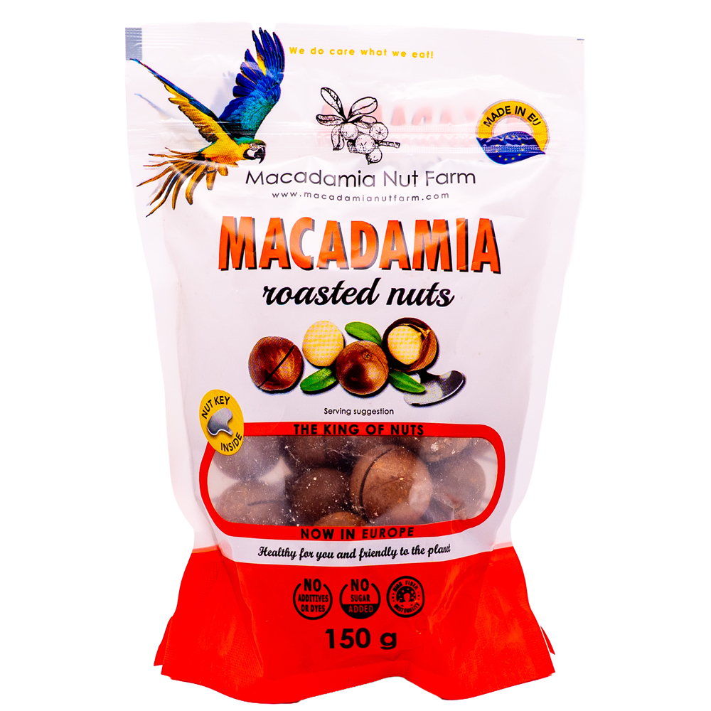 Nuci de macadamia in coaje prajite, 150 g, Macadamia Nut Fa : Farmacia ...