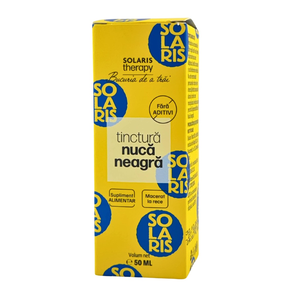 Tinctura de Nuca neagra, 50 ml, Solaris : Farmacia Tei online