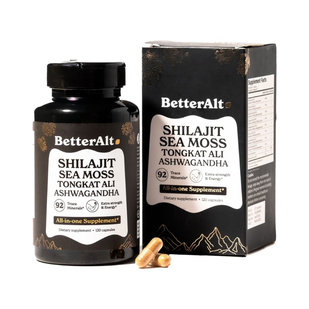 Shilajit Sea Moss Better Alt, 120 capsule, GNC : Farmacia Tei online