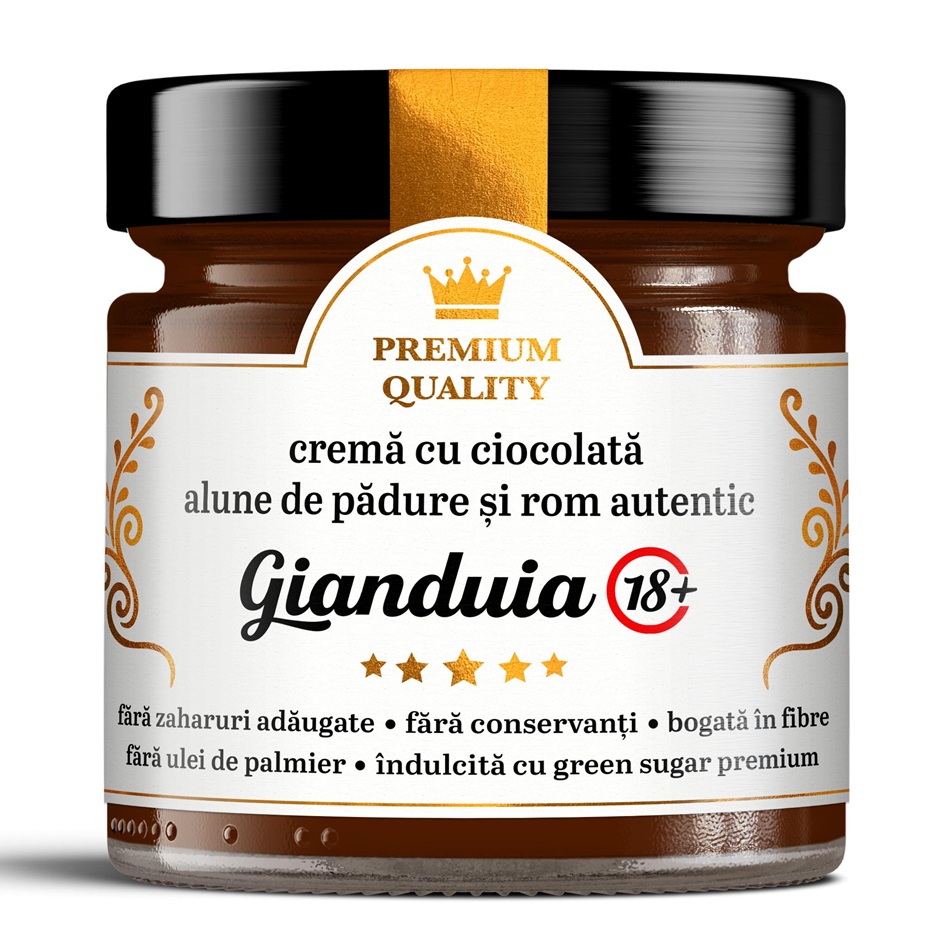 Crema cu ciocolata, alune de padure si rom autentic Giandui : Farmacia ...