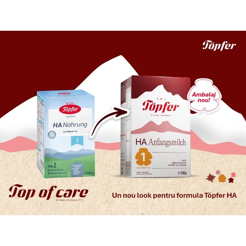 Formula de lapte praf HA1, 600 g, Topfer : Farmacia Tei online