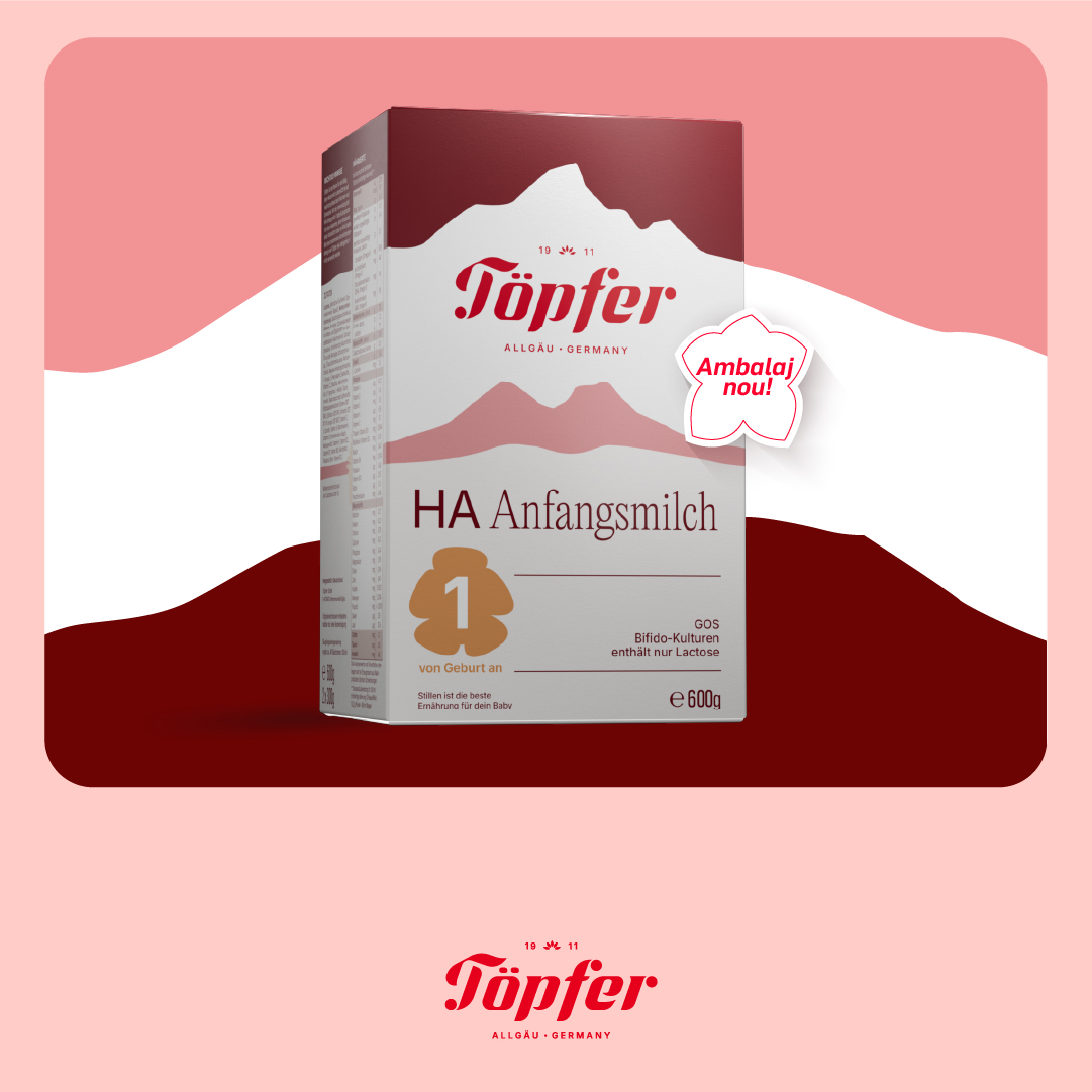 Formula de lapte praf HA1, 600 g, Topfer : Farmacia Tei online