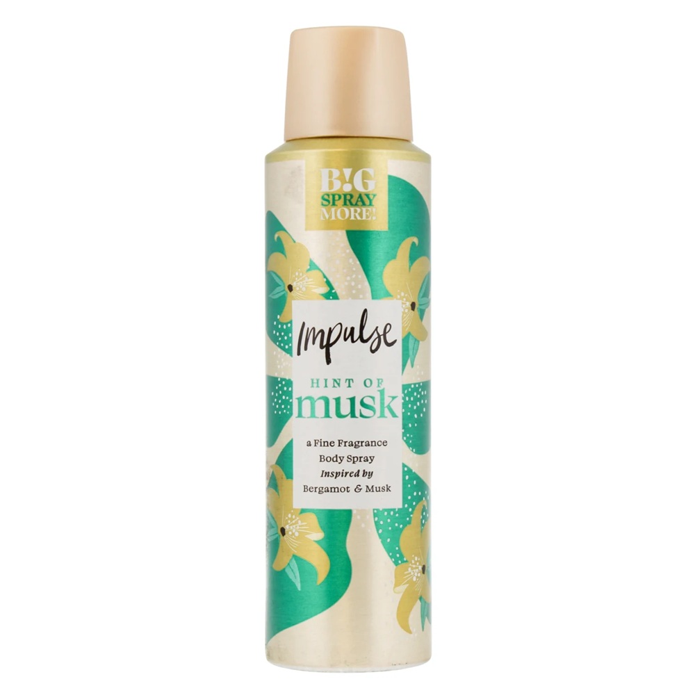 Deodorant spray Hint of Musk, 150 ml, Impulse : Farmacia Tei online