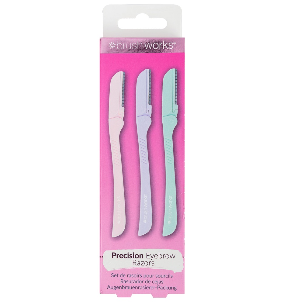 Kit Aparat de ras pentru sprancene Pastel, 3 bucati, Brushw : Farmacia ...