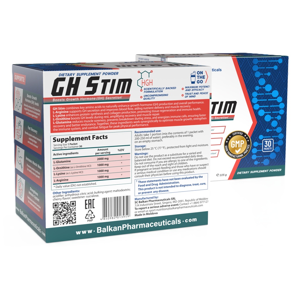 GH Stim, 30 plicuri, Balkan Pharmaceuticals : Farmacia Tei online