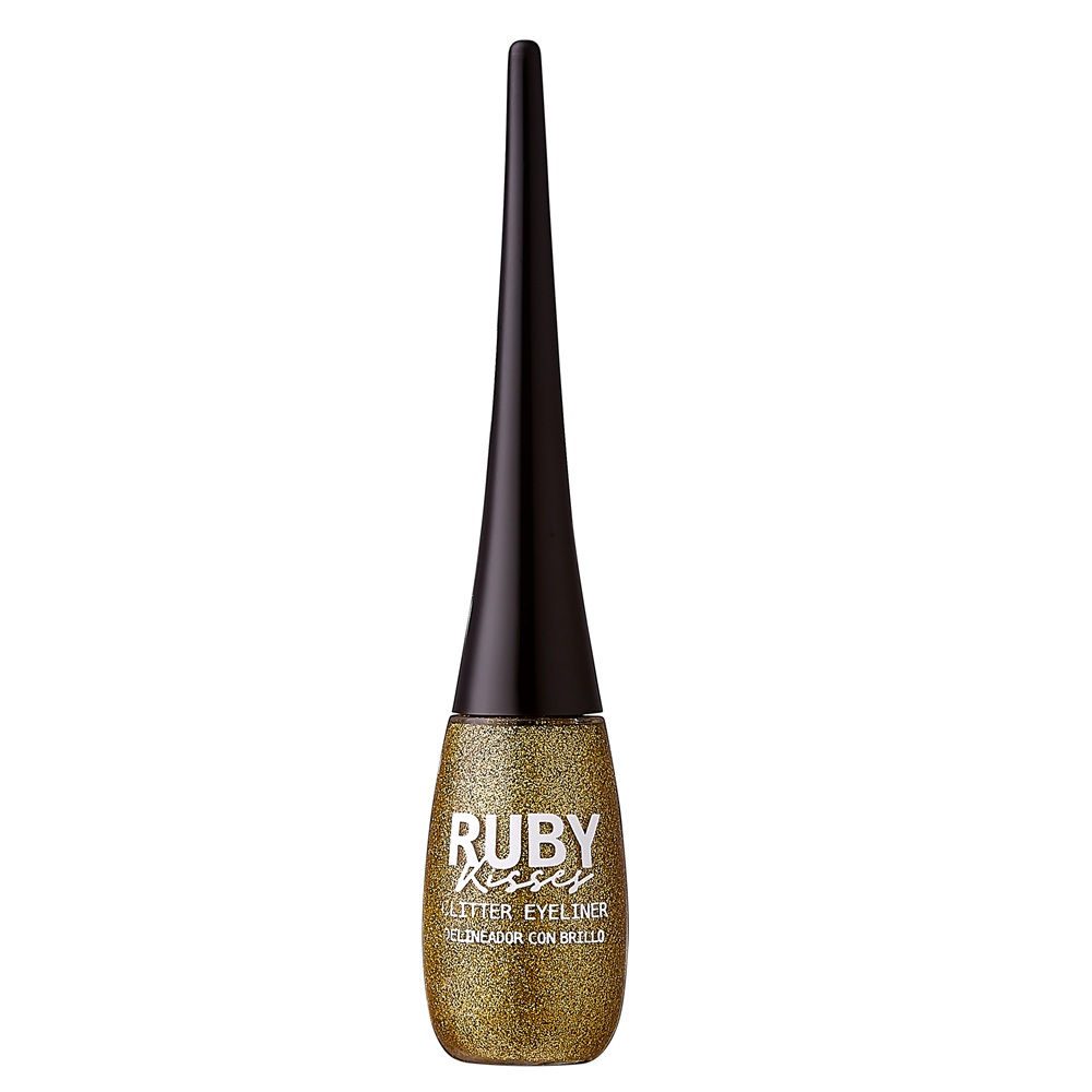 Tus lichid cu sclipici Glitter Eyeliner Gold, 7 ml, Ruby Ki : Farmacia ...
