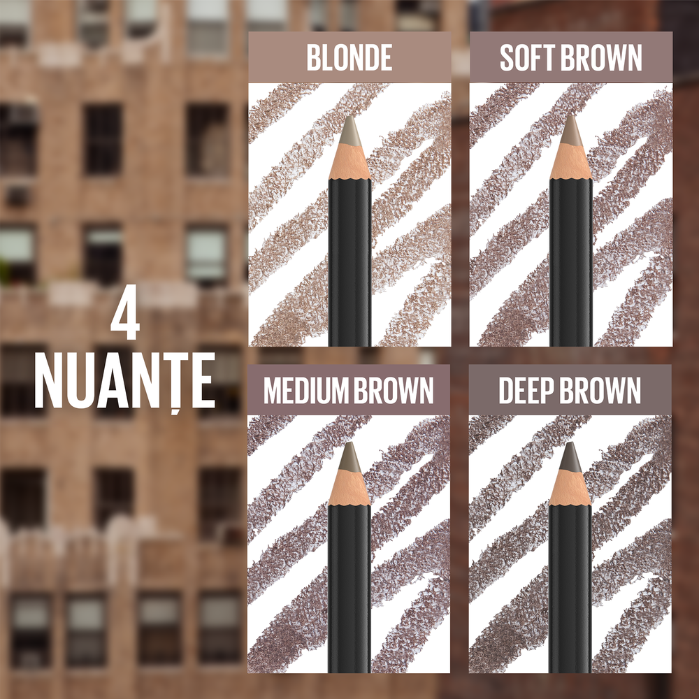 Creion pentru definirea sprancenelor Nuanta 03 Soft Brown Q : Farmacia ...