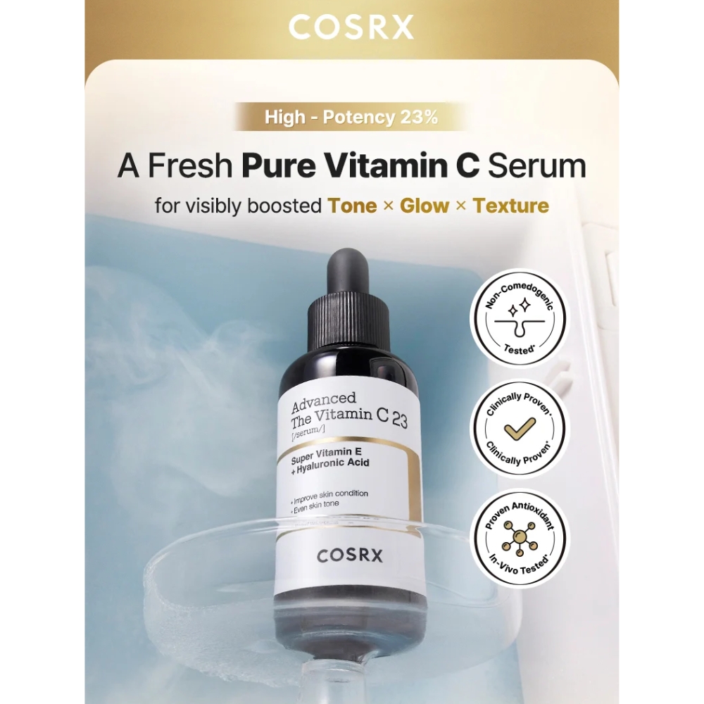 Serum pentru uniformizare cu 23% Vitamina C, 20 g, Cosrx : Farmacia Tei ...
