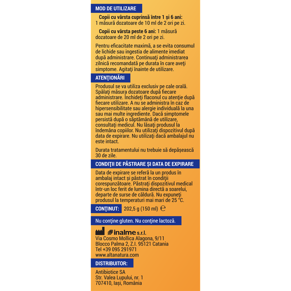 Sirop de tuse pentru copii Sirop de tuse pentru copii, 150 : Farmacia ...