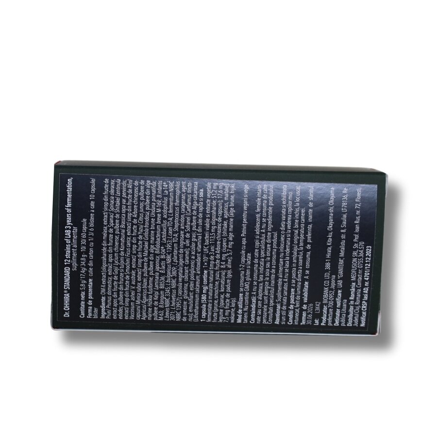 Complex de probiotice Standard, 30 capsule, Dr. Ohhira : Farmacia Tei ...