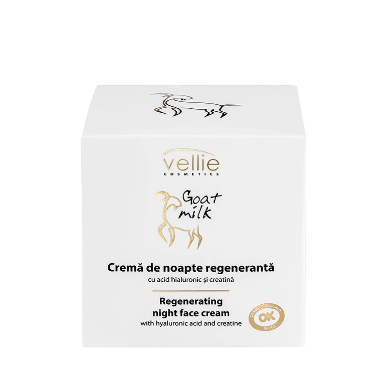 Crema regeneranta de noapte cu Acid hialuronic Goat Milk, 5 : Farmacia ...