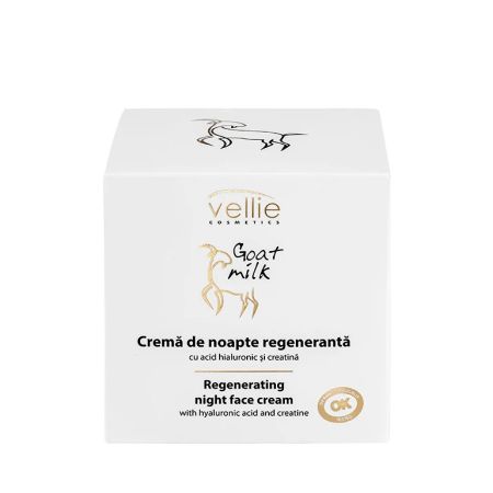 Crema regeneranta de noapte cu Acid hialuronic Goat Milk, 5 : Farmacia ...