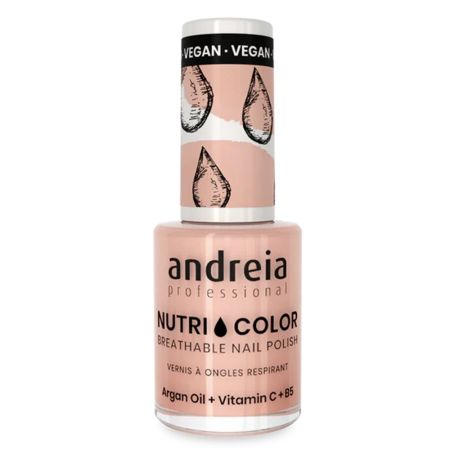 Lac de unghii Light Pink Nude NutriColor, 10.5 ml, Andreia : Farmacia Tei online